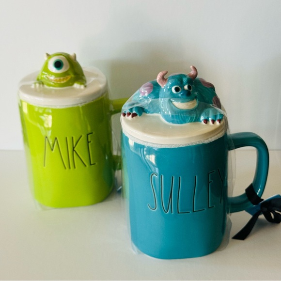 Rae Dunn | Kitchen | Rae Dunn Pixar Monsters Inc Mike And Sulley Mugs ...